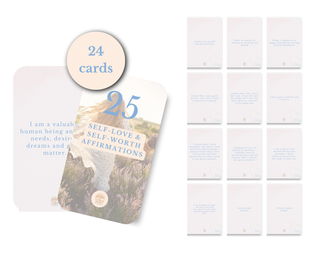 Self-love & Self-worth Affirmation Cards - Blossom Through Writing | by ...